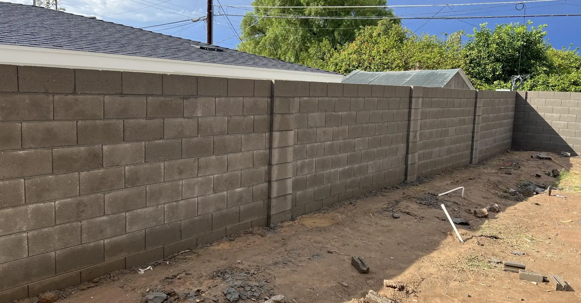Block Wall & Retaining Wall Contractor Phoenix Valley | Desert Dreamco