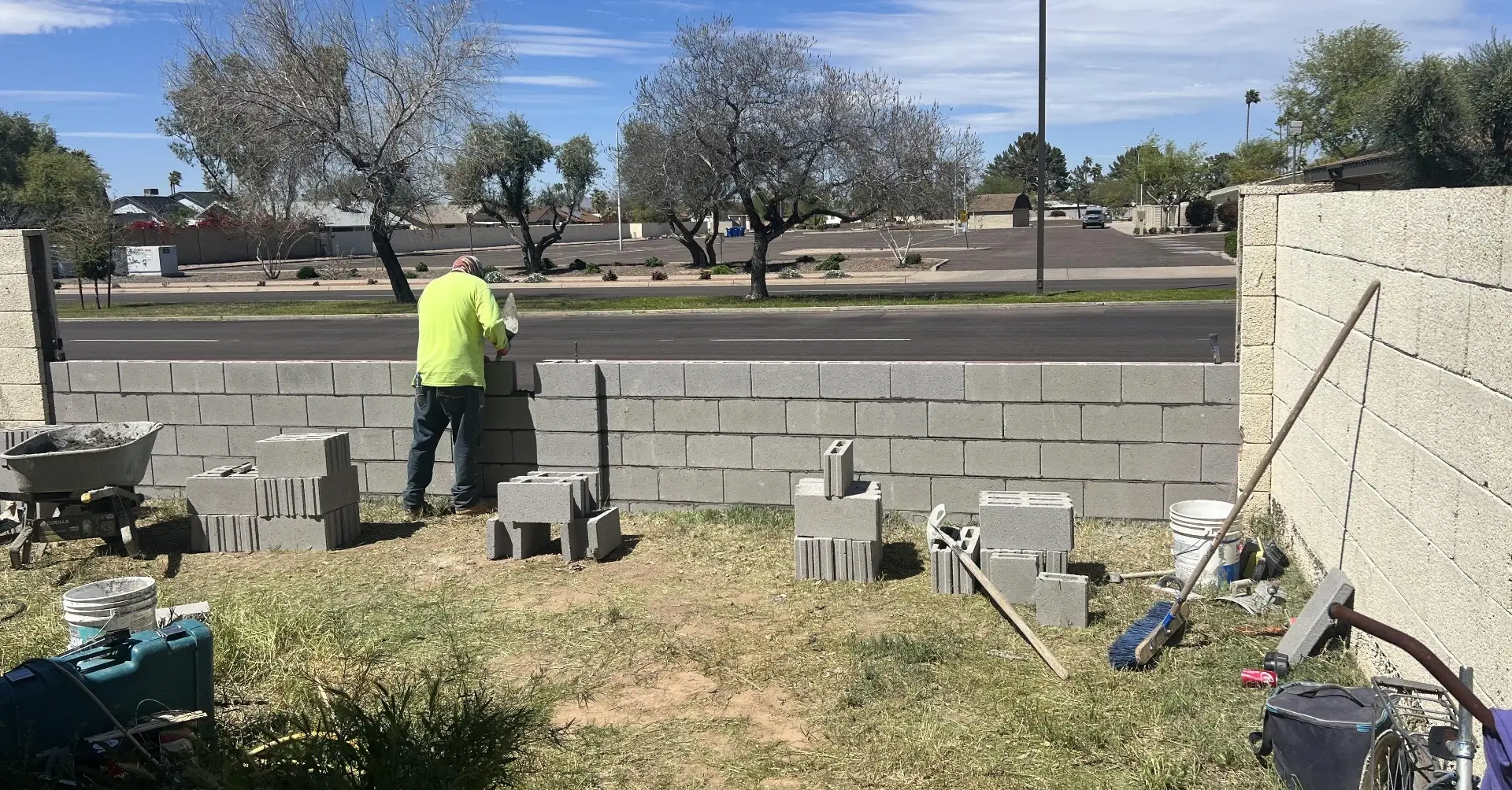 Block Wall & Retaining Wall Contractor Phoenix Valley | Desert Dreamco
